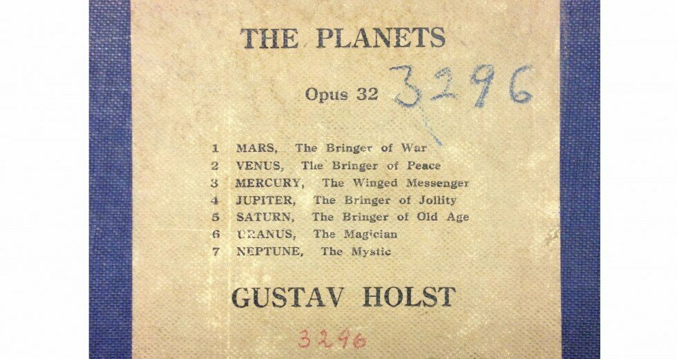 Holst's 'The Planets" and Their Composition and Premiere