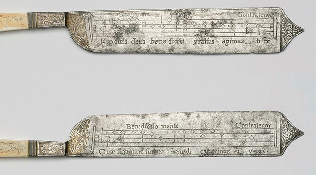 Why Was Music Carved On These Knives?: Renaissance Notation Knives