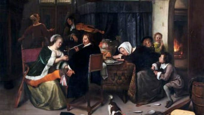 What Stories Do These Musical Instruments In Jan Steen Paintings Tell?