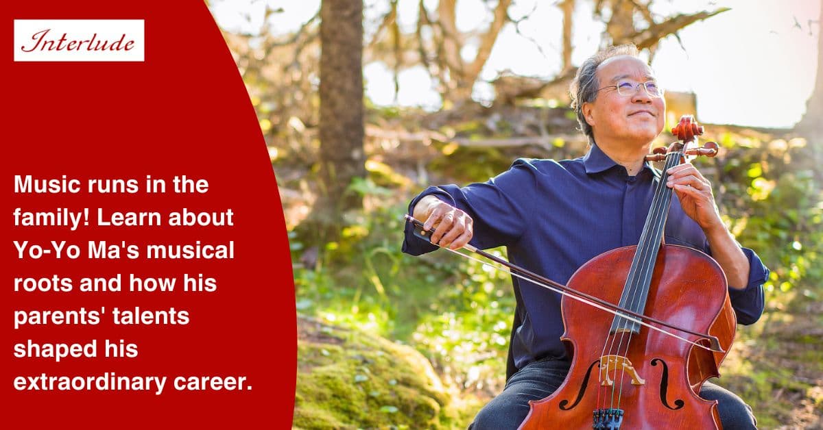 Yo-Yo Ma, Cellist: His Childhood, Family, and Student Days