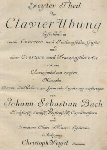 An Overview of J.S. Bach’s Nicknamed Compositions