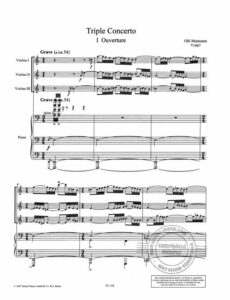 An Overview of Triple Concertos in Classical Music