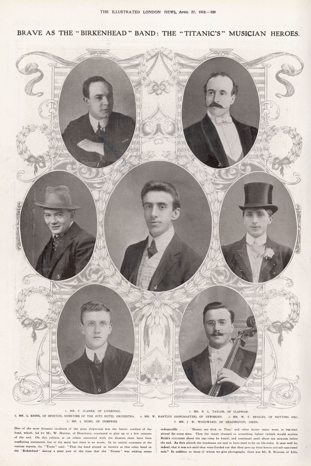 Should we remember the Titanic's Band members as heroes?