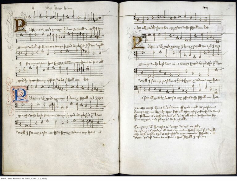 King Henry VIII as a Composer