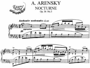 Musical Journey of Russian Composer Anton Arensky
