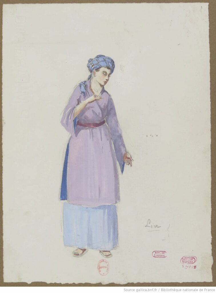 Costumes Designs by Jacques Drésa for the Paris Opera