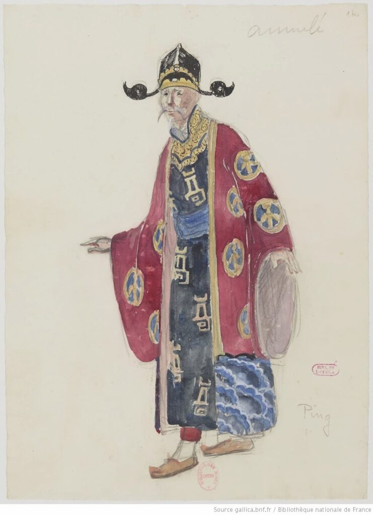 Costumes Designs by Jacques Drésa for the Paris Opera