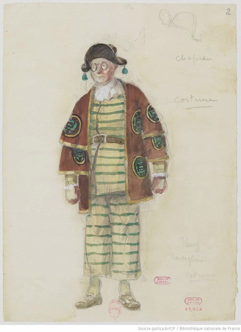 Costumes Designs by Jacques Drésa for the Paris Opera