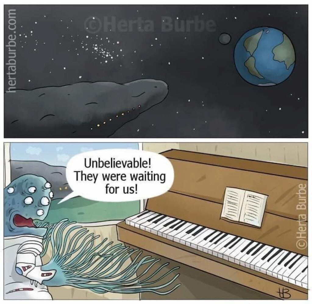 Aliens Are the Best Piano Players