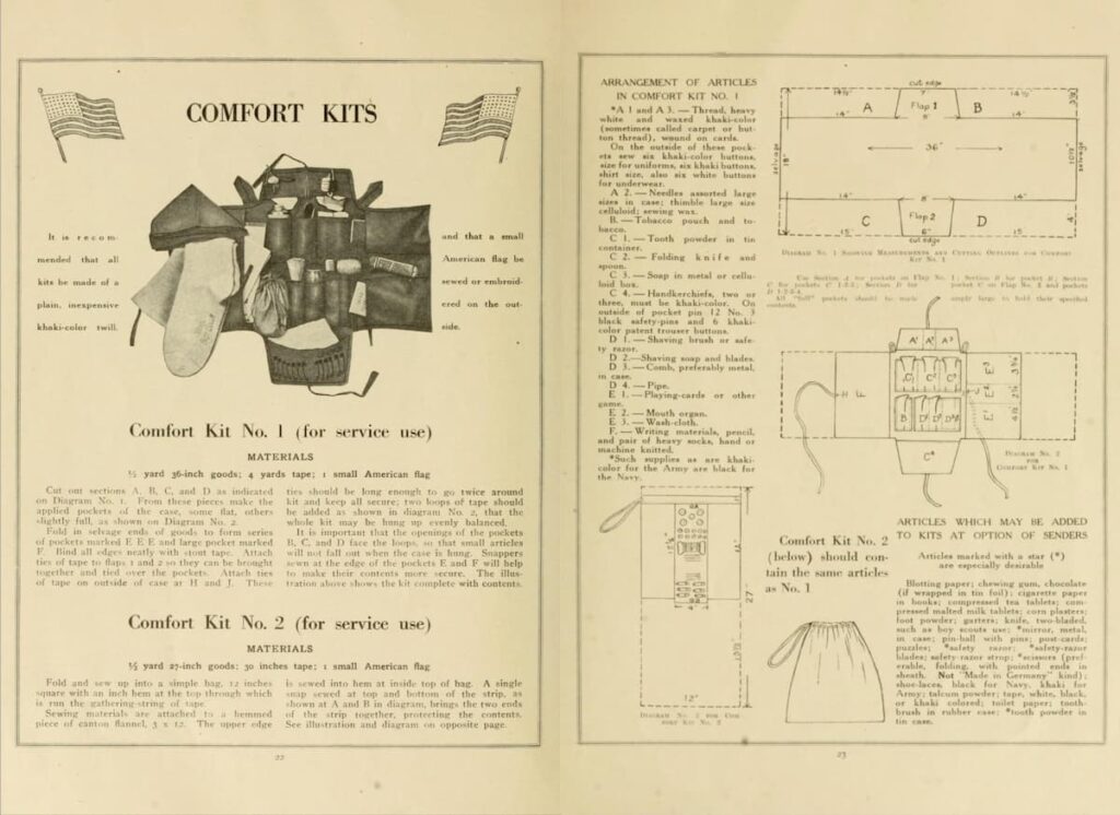 Red Cross Comfort Kits and the Harmonica at War