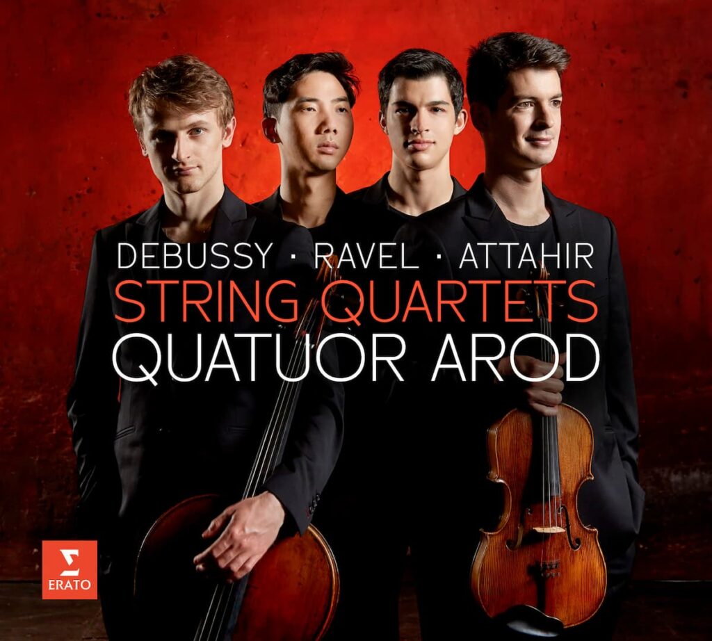 Quatuor Arod Unveils Debussy, Ravel, and Benjamin Attahir String Quartets