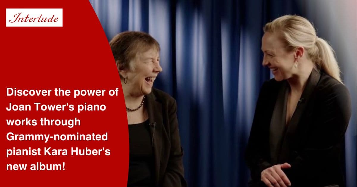 Pianist Kara Huber Sharing Her New Release: Joan Tower Piano Works