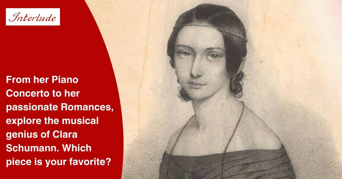 Seven Best Works by Clara Schumann, According to YouTube