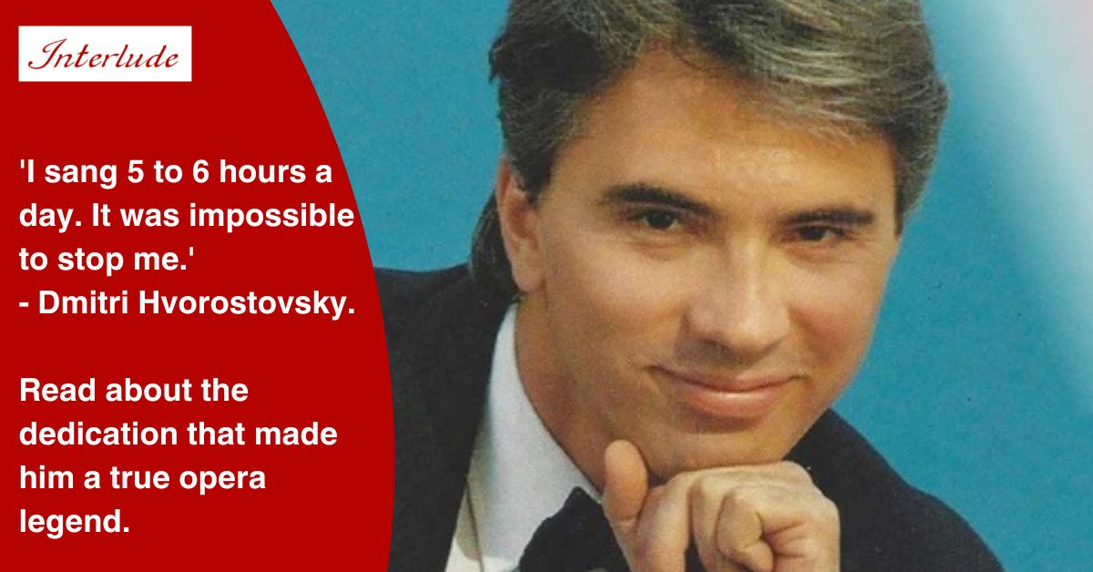 Musical Journey of Opera Singer Dmitri Hvorostovsky