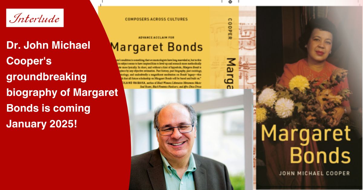Dr. John Michael Cooper on the Life and Music of Margaret Bonds