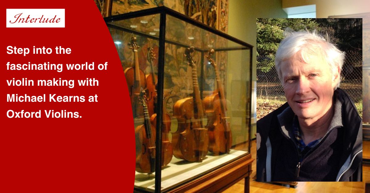 Michael Kearns Canadian Boy Turned Violin Maker, Author, and Painter