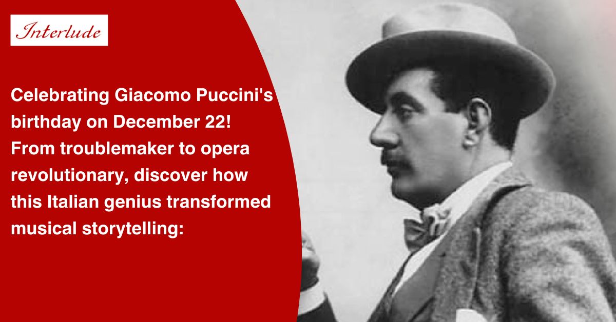 Giacomo Puccini (1874-1951) | Biography, Music & More