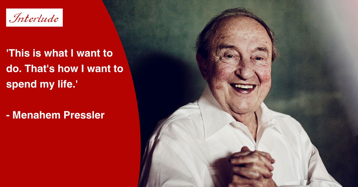 Musical Journey of Pianist Menahem Pressler