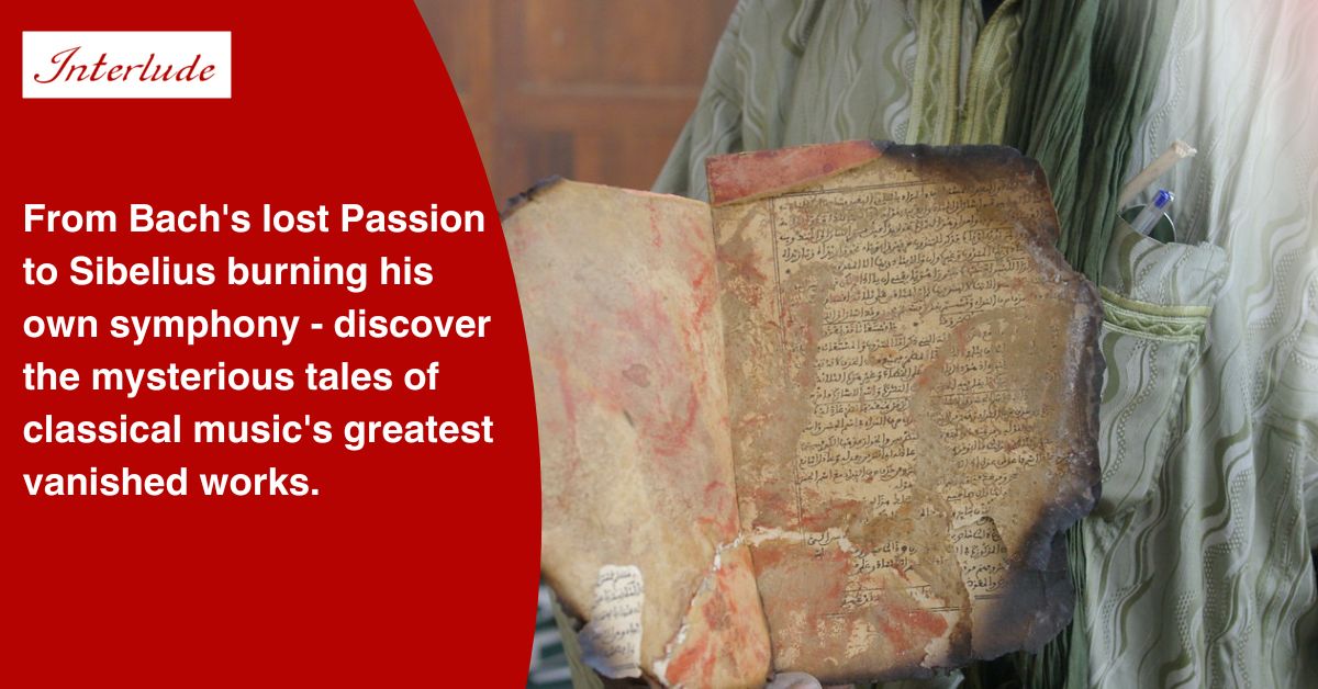 What Happened to These Five Lost Works of Classical Music?