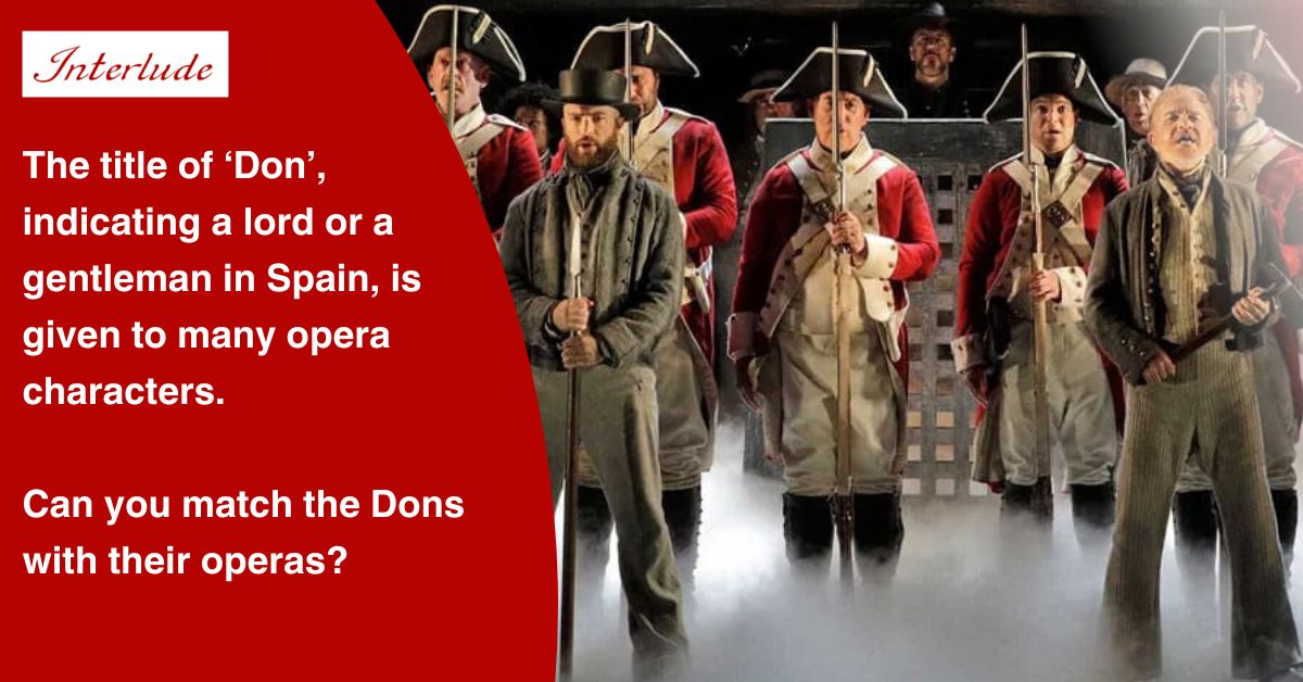 From Alfonso to Silva: The Grand Opera Don Challenge