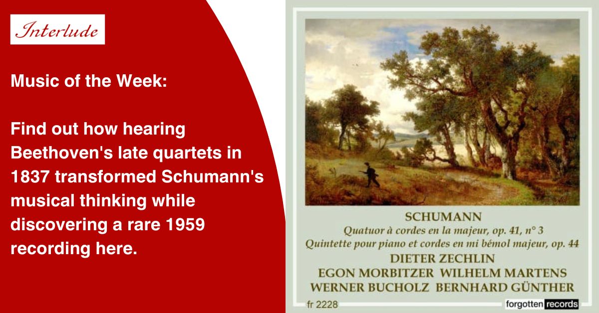 A Higher Form of Composition: Schumann’s String Quartets Op. 41